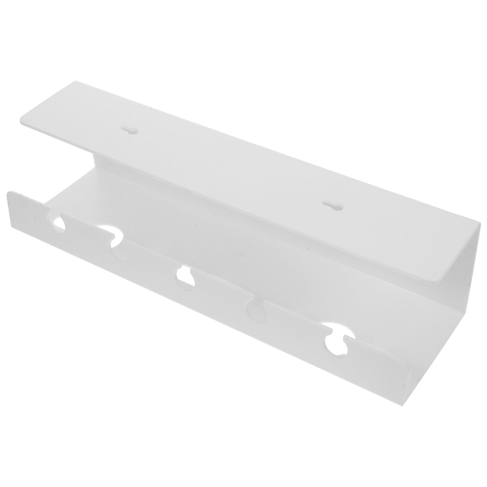 Hemoton Under Desk Money Hide Organizer No Drill Cable Management Tray ...