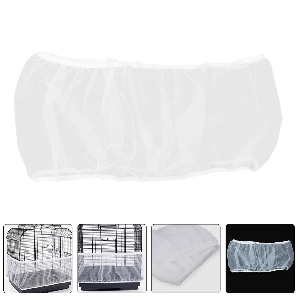Hemoton Universal Bird Cage Seed Catcher Parrot Mesh Net Cage Net ...