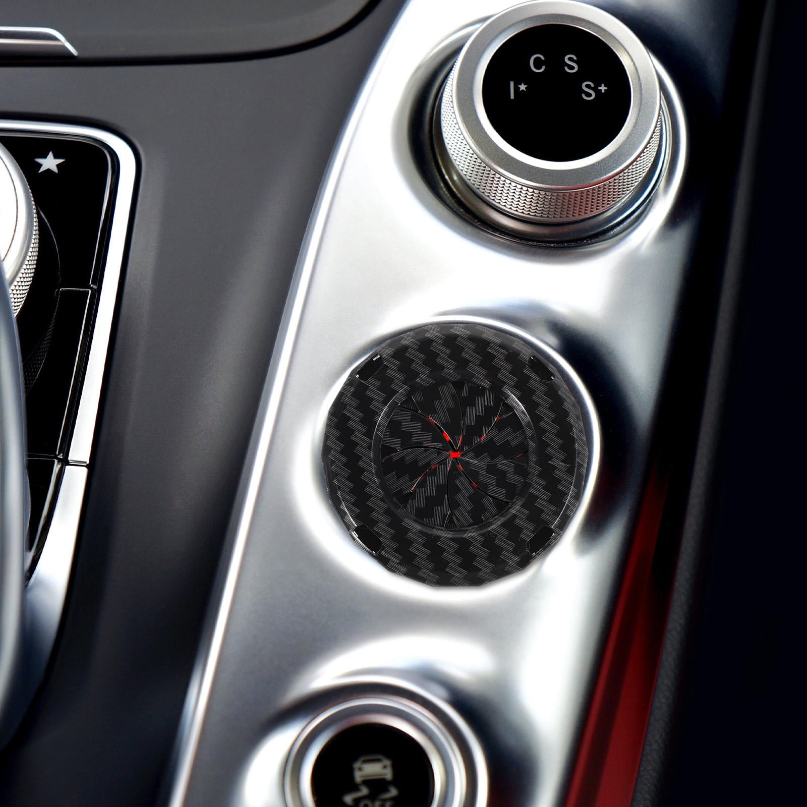 Hemoton Universal Push to Start Button Cover for Car Engine Start ...