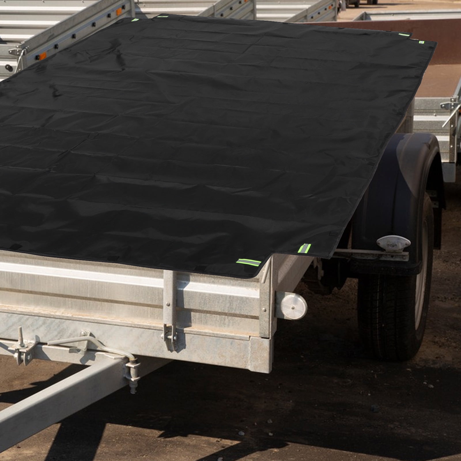 RENACLIPY Oxford Fabric Utility Trailer Cover Heavy Duty Foldable ...