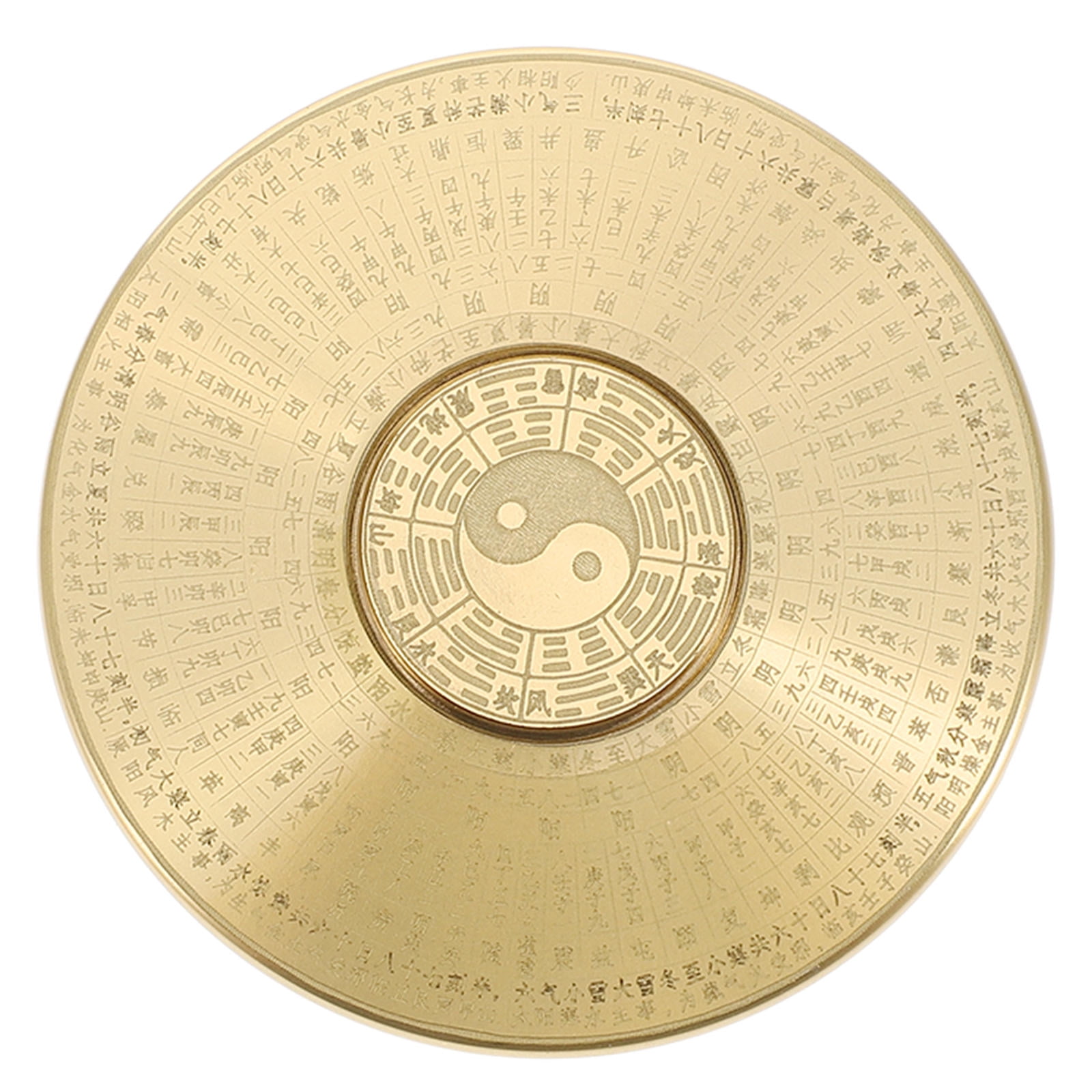 Hemoton Vintage Brass Mini Chinese Compass with Bagua Design Portable ...