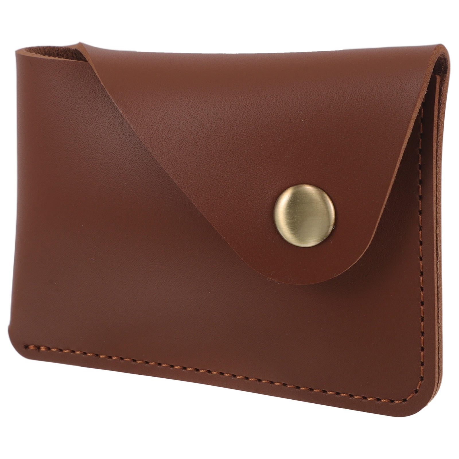 Hemoton Vintage Card Holder Wallet Fake Leather Mini Coin Pouch Slim ...