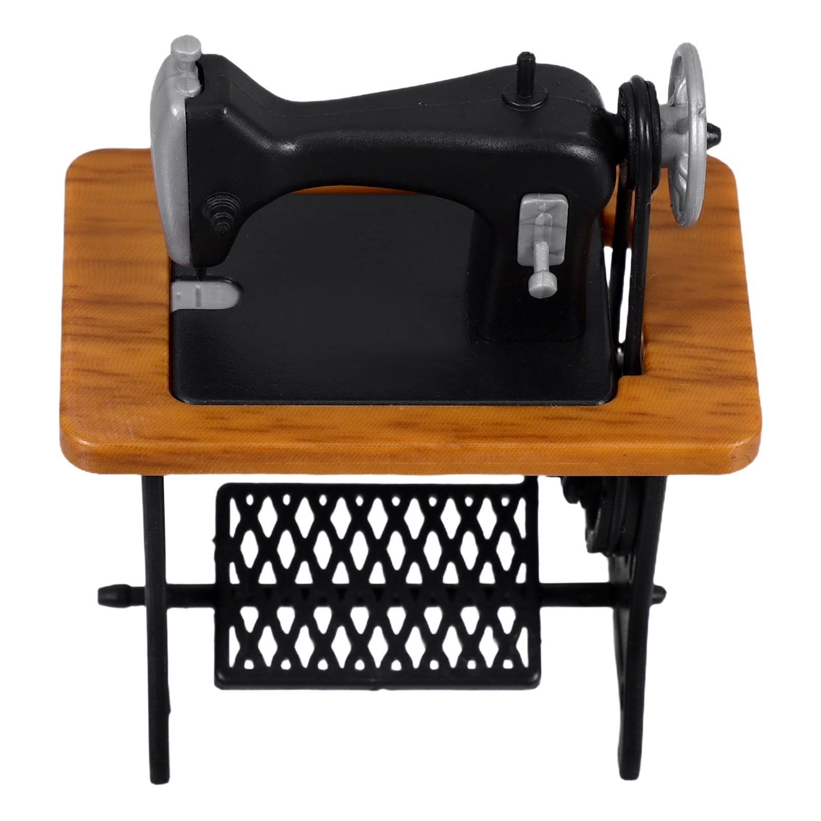 RENACLIPY Dollhouse Kitchen Accessories Vintage Sewing Machine Black ...
