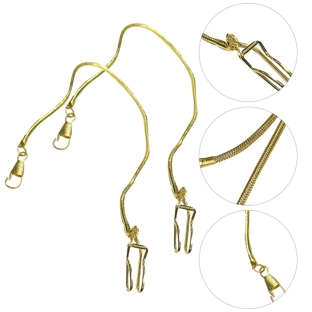 Hemoton Vintage Pocket Watch Chains for Men Metal Golden Component for ...