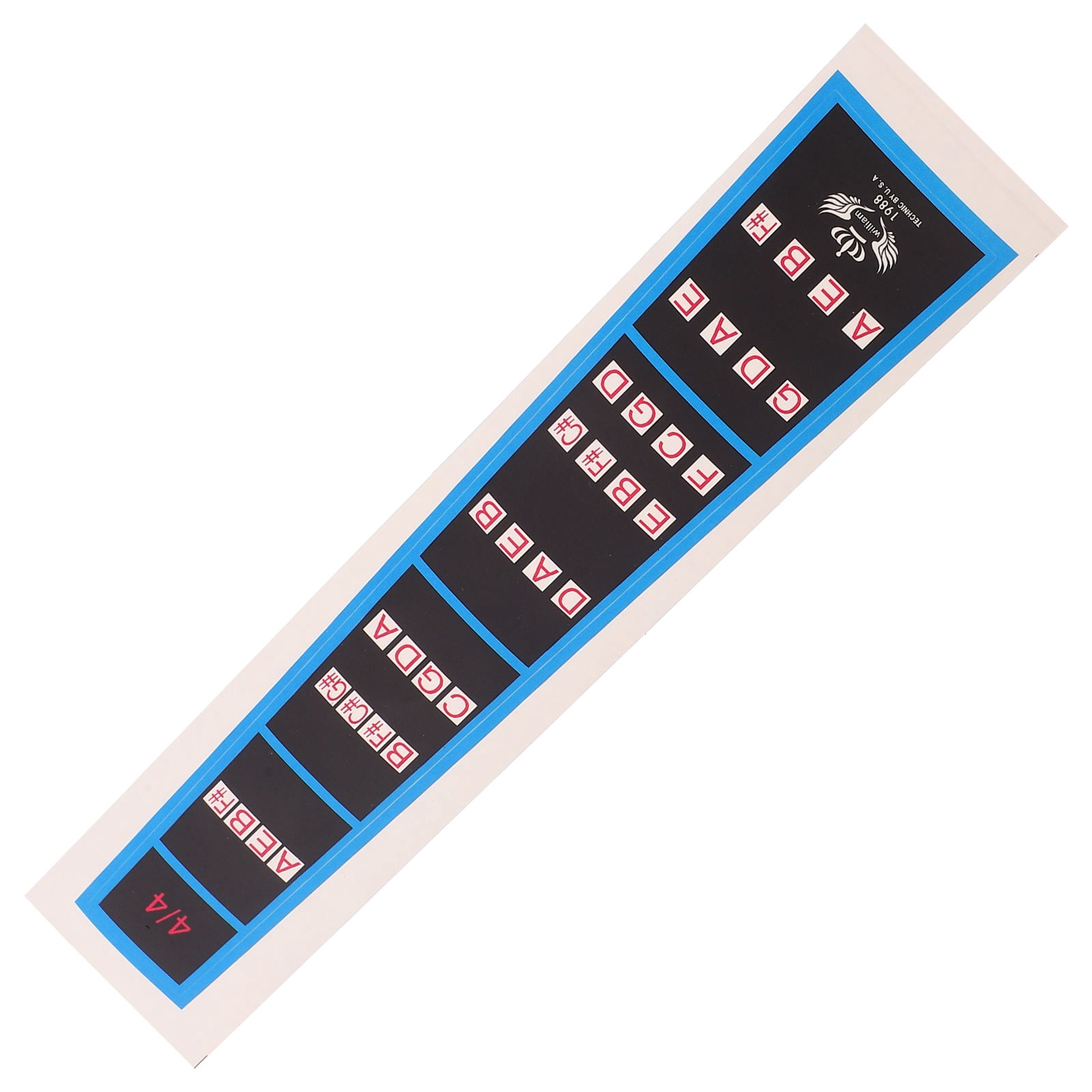 Violin Fiddle Intonation Stickers Fret Marker Labels Chart 4/4 ...