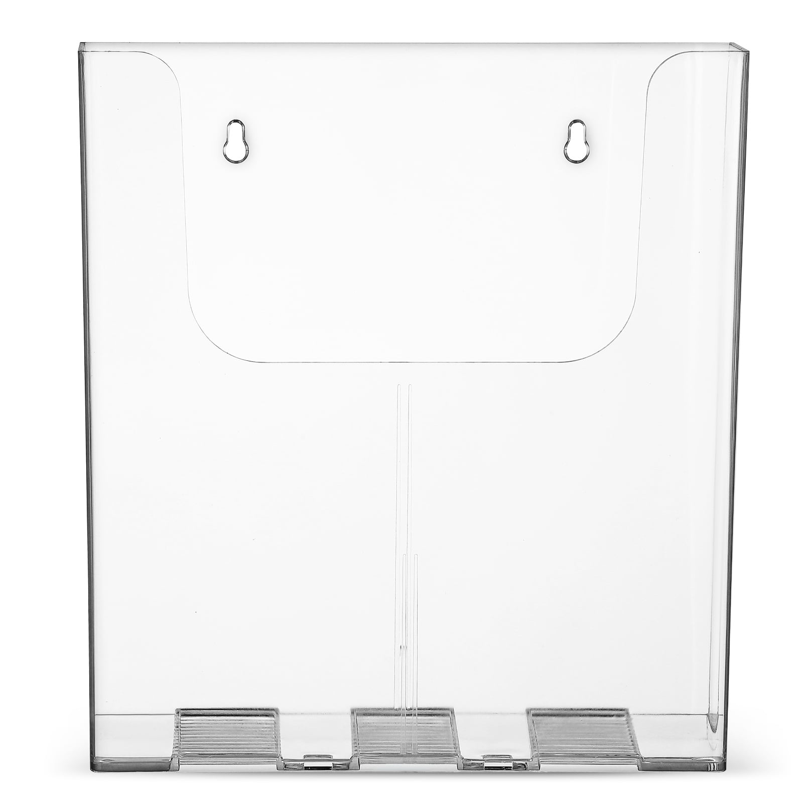 Hemoton Wall Brochure Holder Clear Acrylic Organizer Acrylic Pamphlet ...