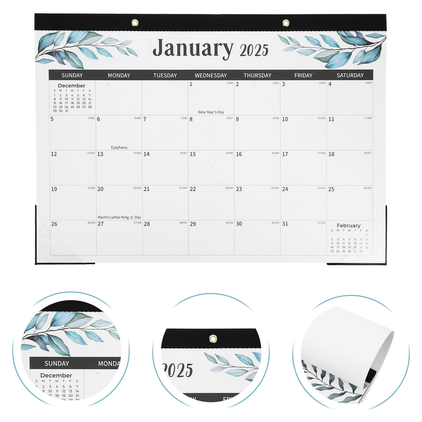 Hemoton Wall Calendar Jan. 2025- June. 2026 18 Months Hanging Calendar ...