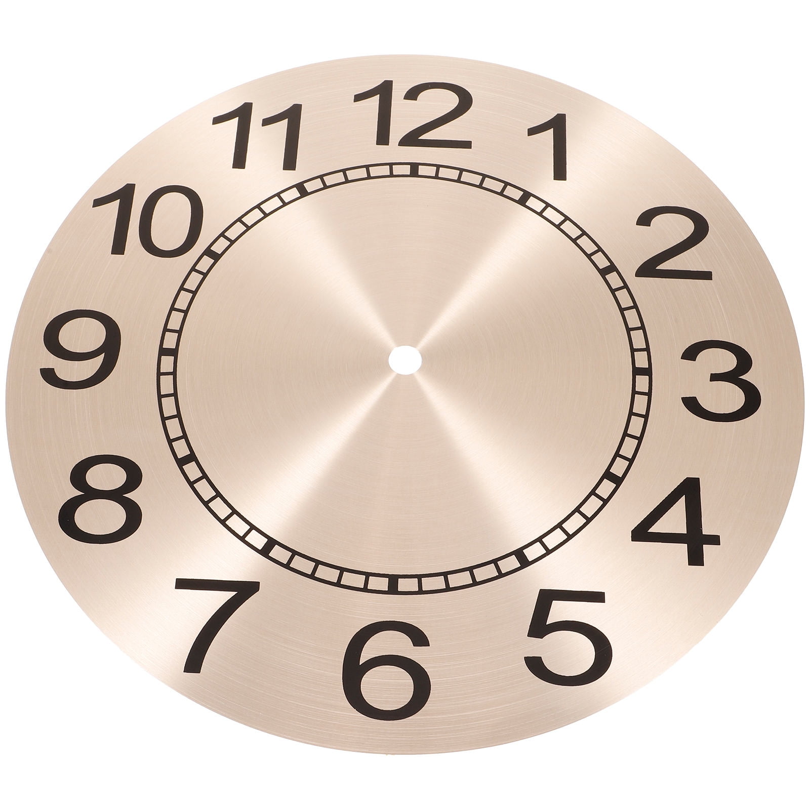 Hemoton Wall Clock Dial DIY Clock Dial Plate Replacement Clock Dial ...