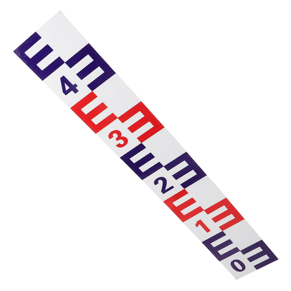 Hemoton Water Depth Sticker Water Level Scale Measuring Decal Self ...