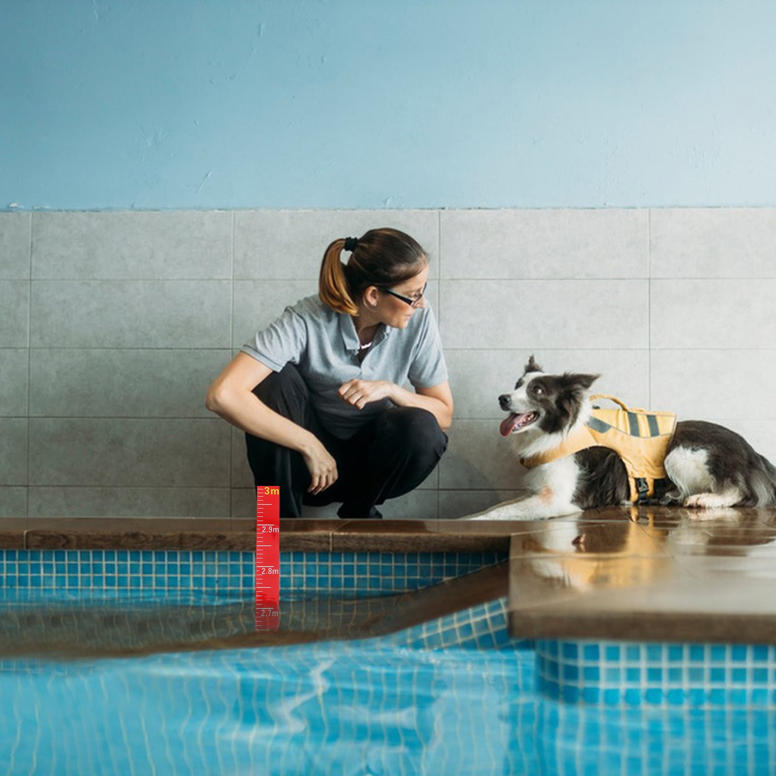 Hemoton Water Gauge Level Sticker Adhesive Level Scale Gauge Sticker ...