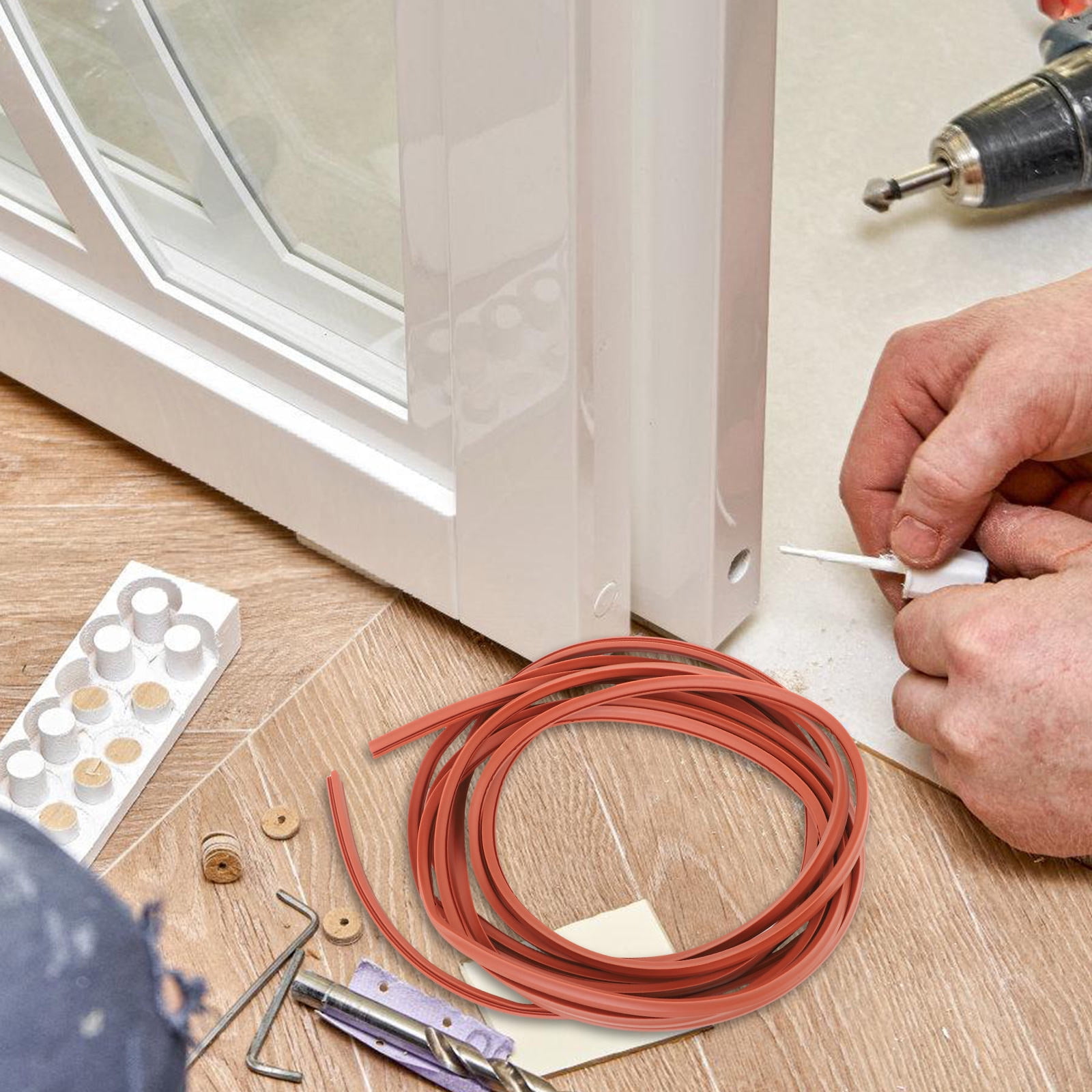 Hemoton Weather Stripping For Door Frame Window Gap Sealing Strip ...