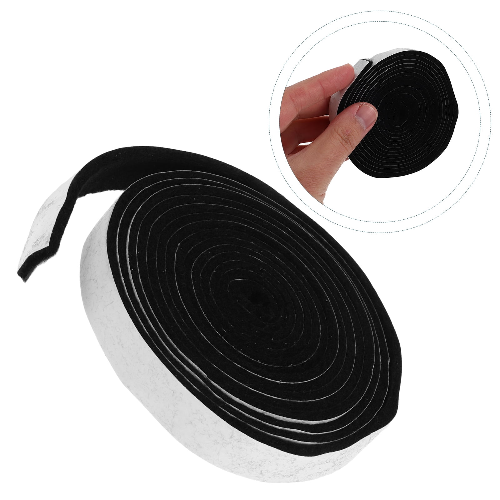 Hemoton Weather Stripping Door Seal Strip High Density Foam Tape Doors ...