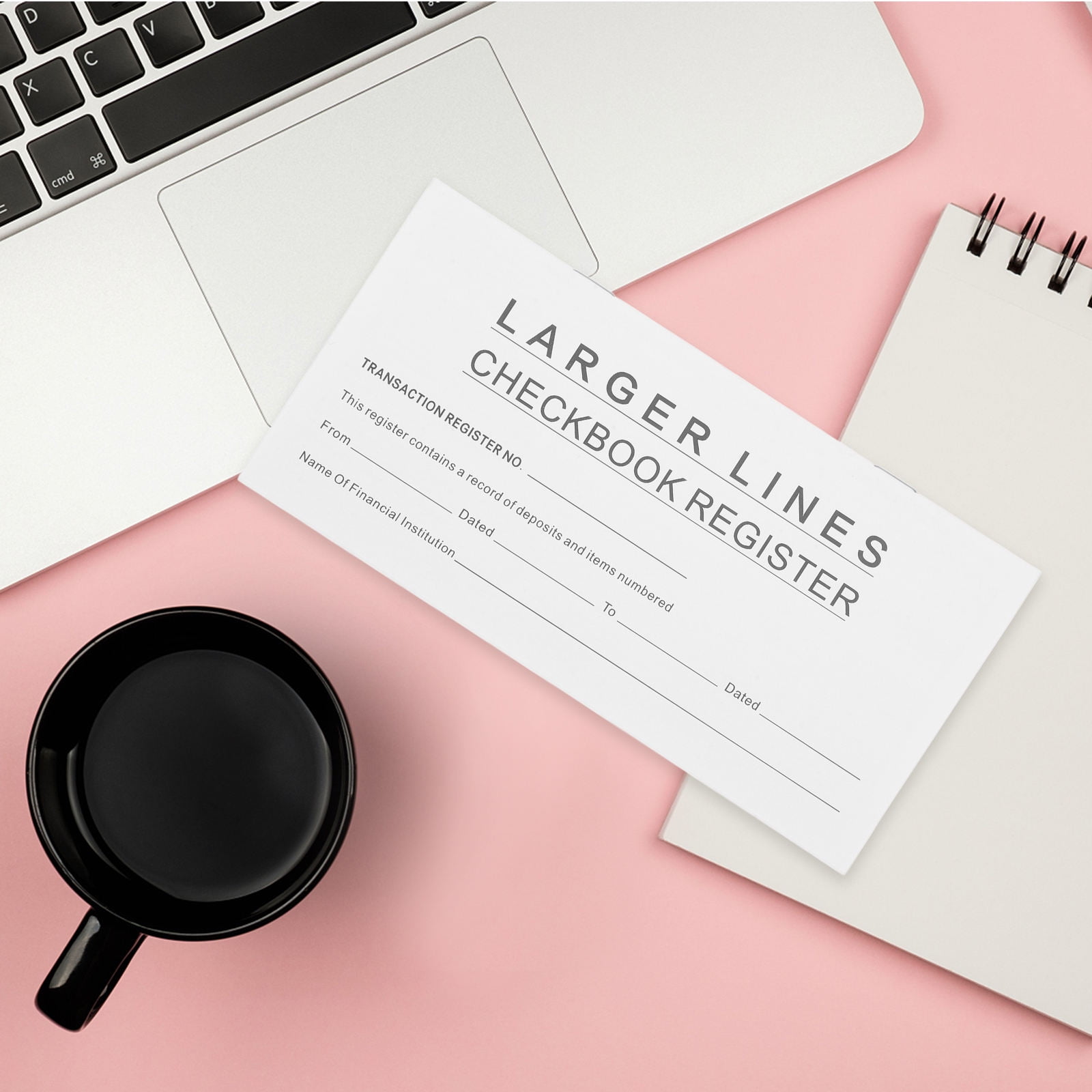 Hemoton White Check Registers for Personal and Business Account ...