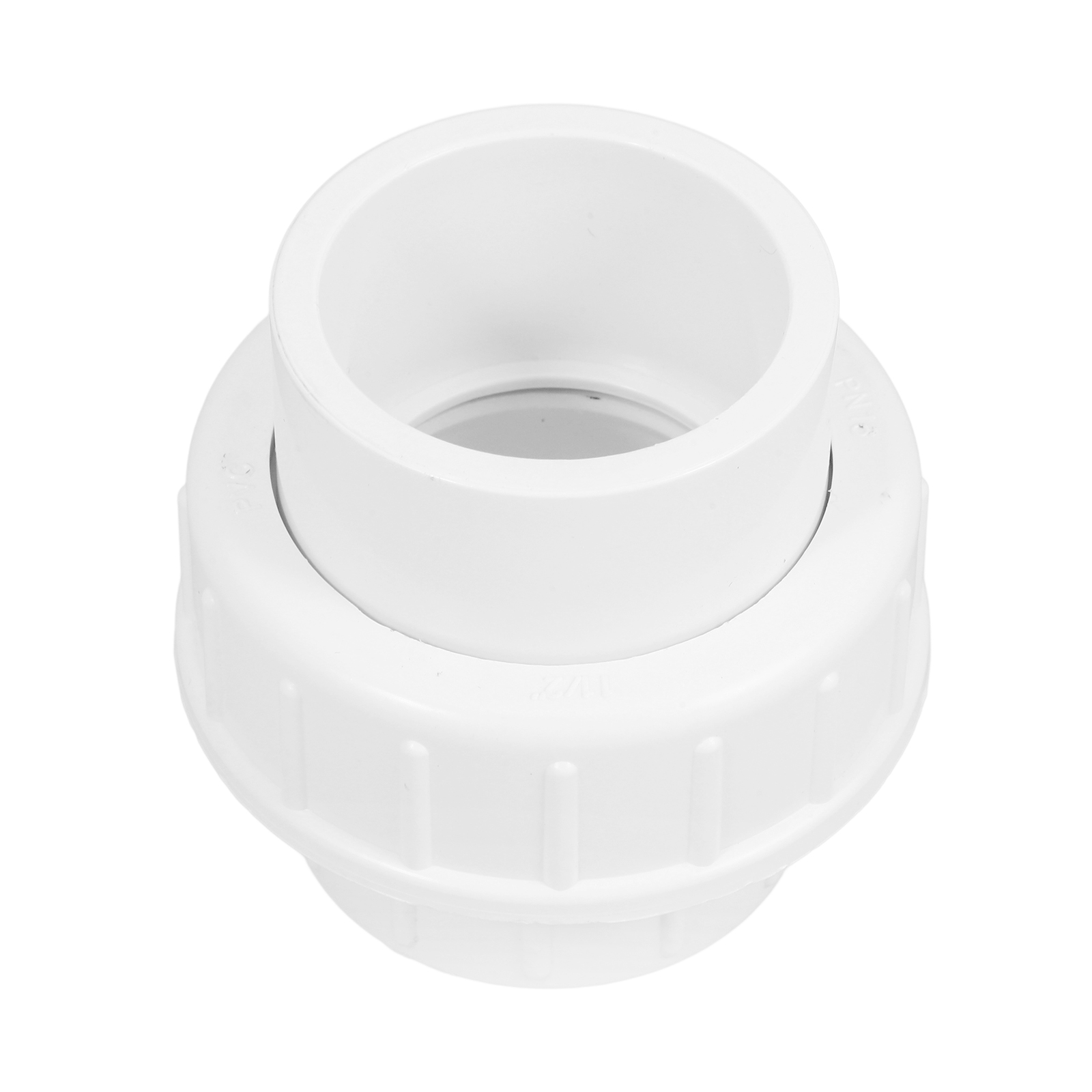 Hemoton White PVC Pipe Union Fitting for Tubing Use Easy Connection ...