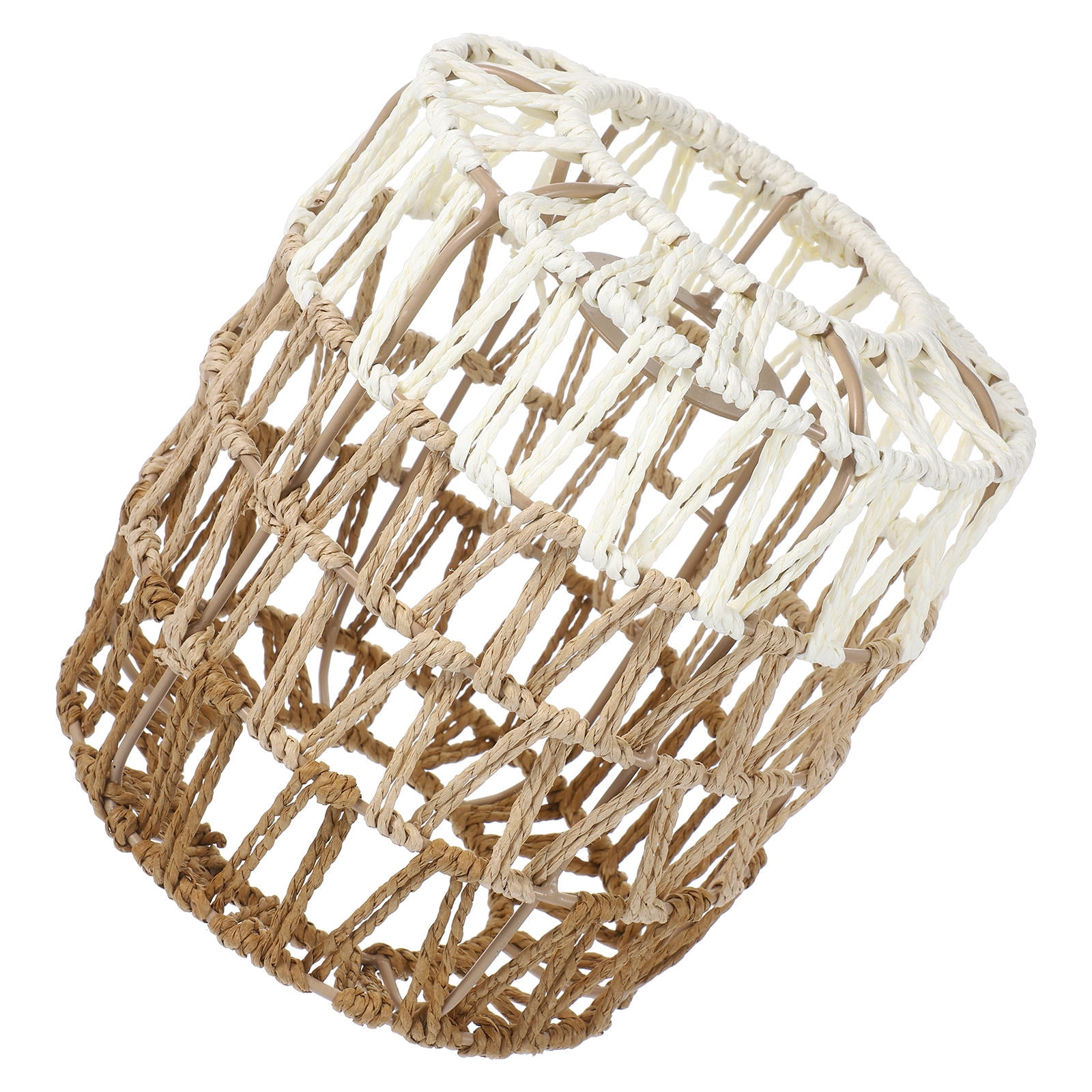 Hemoton Wicker Lamp Shade Woven Lamp Shade Bamboo Light Cover Rattan ...