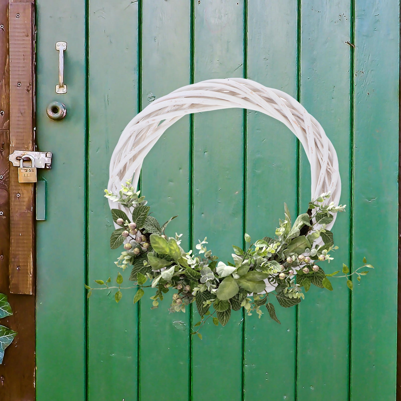 Hemoton Willow Wreath for Weddings Holidays and Home Decor Spring Front ...