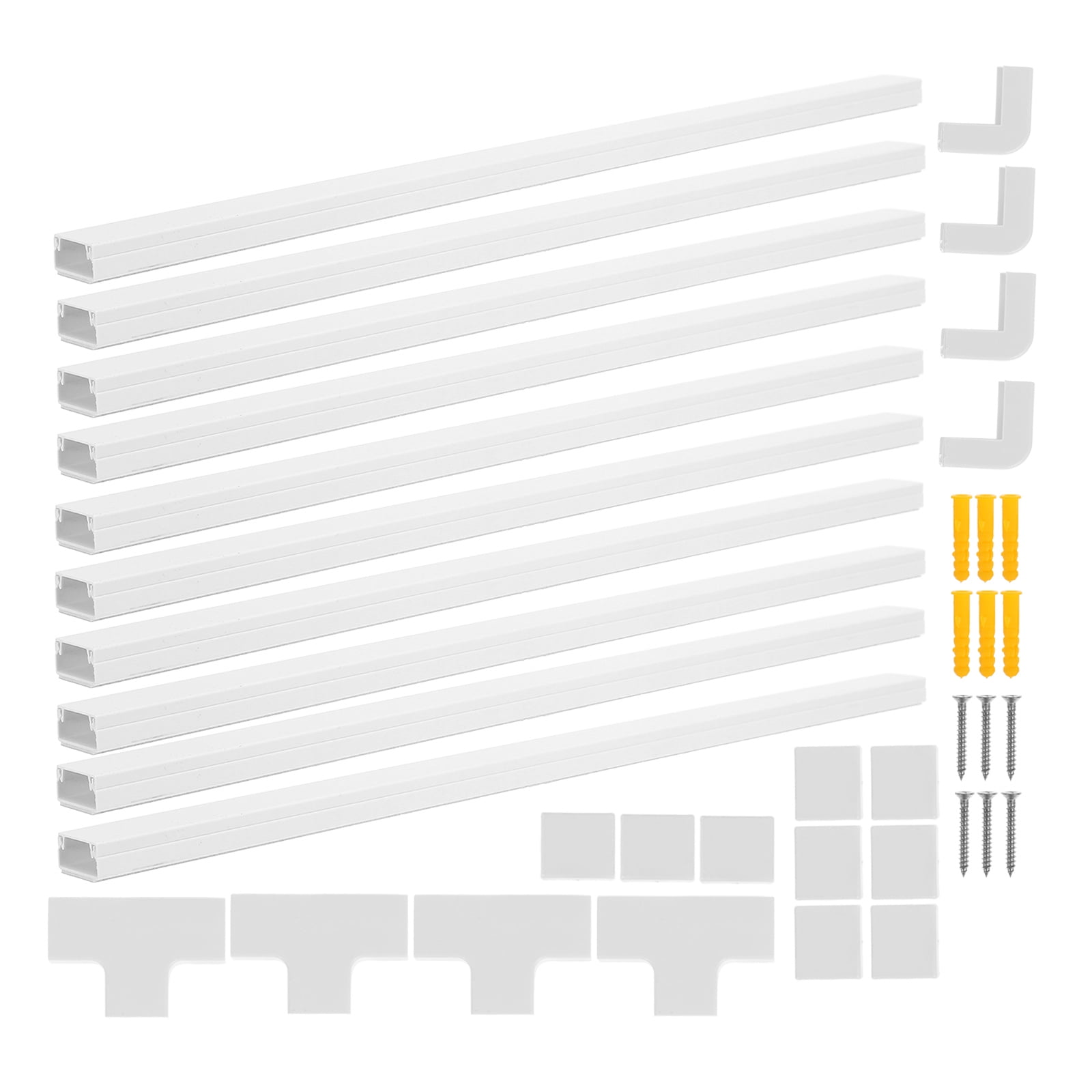 Hemoton Wire Covers for Cords Wall Cord Hider PVC Wire Concealer ...