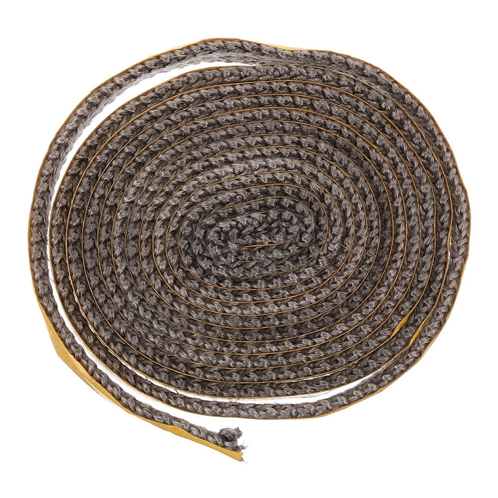 Hemoton Wood Stove Door Gasket Rope Heat-Resistant Fiberglass Seal For ...