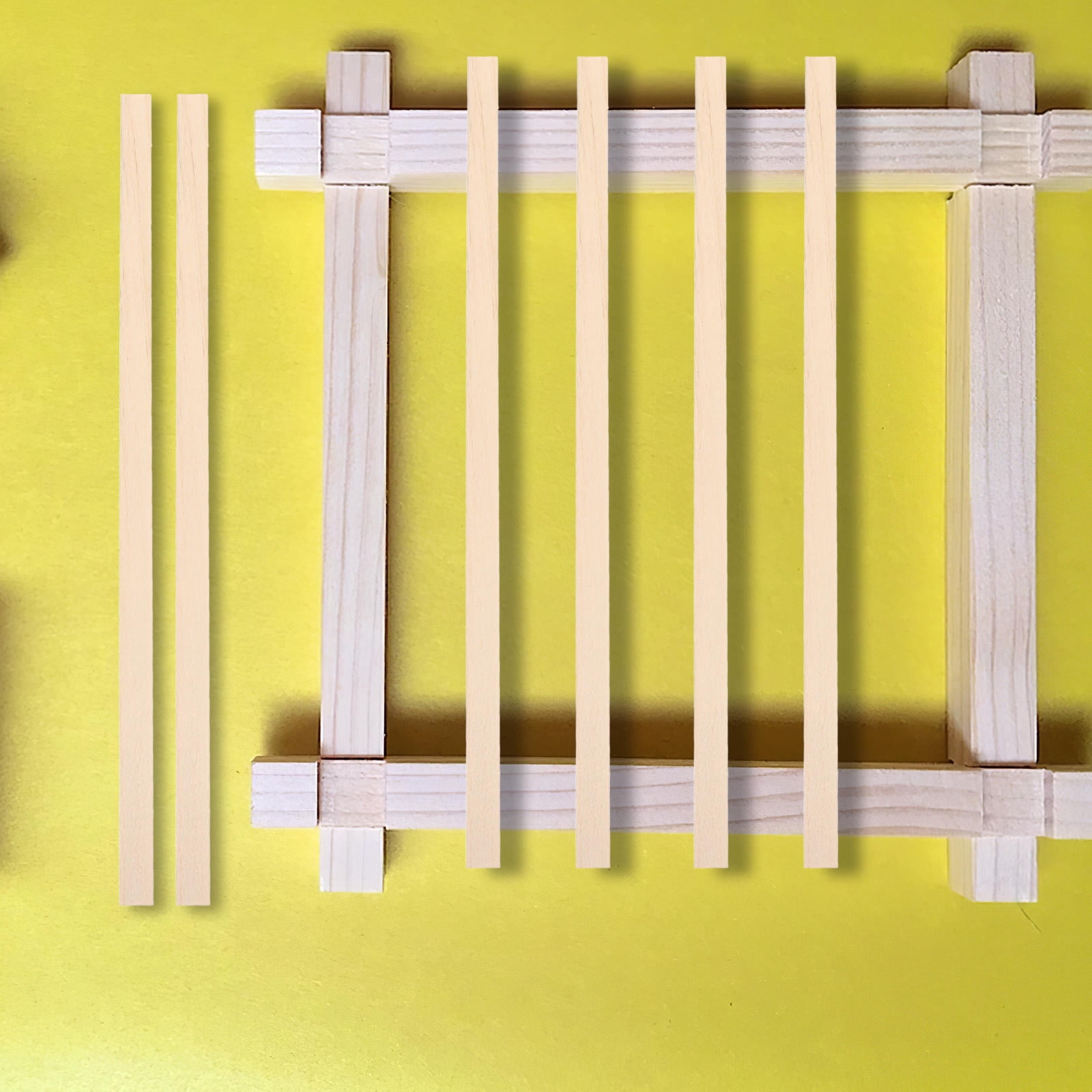 Hemoton Wooden Craft Sticks for DIY Projects Quality Timber Dowel Rods ...