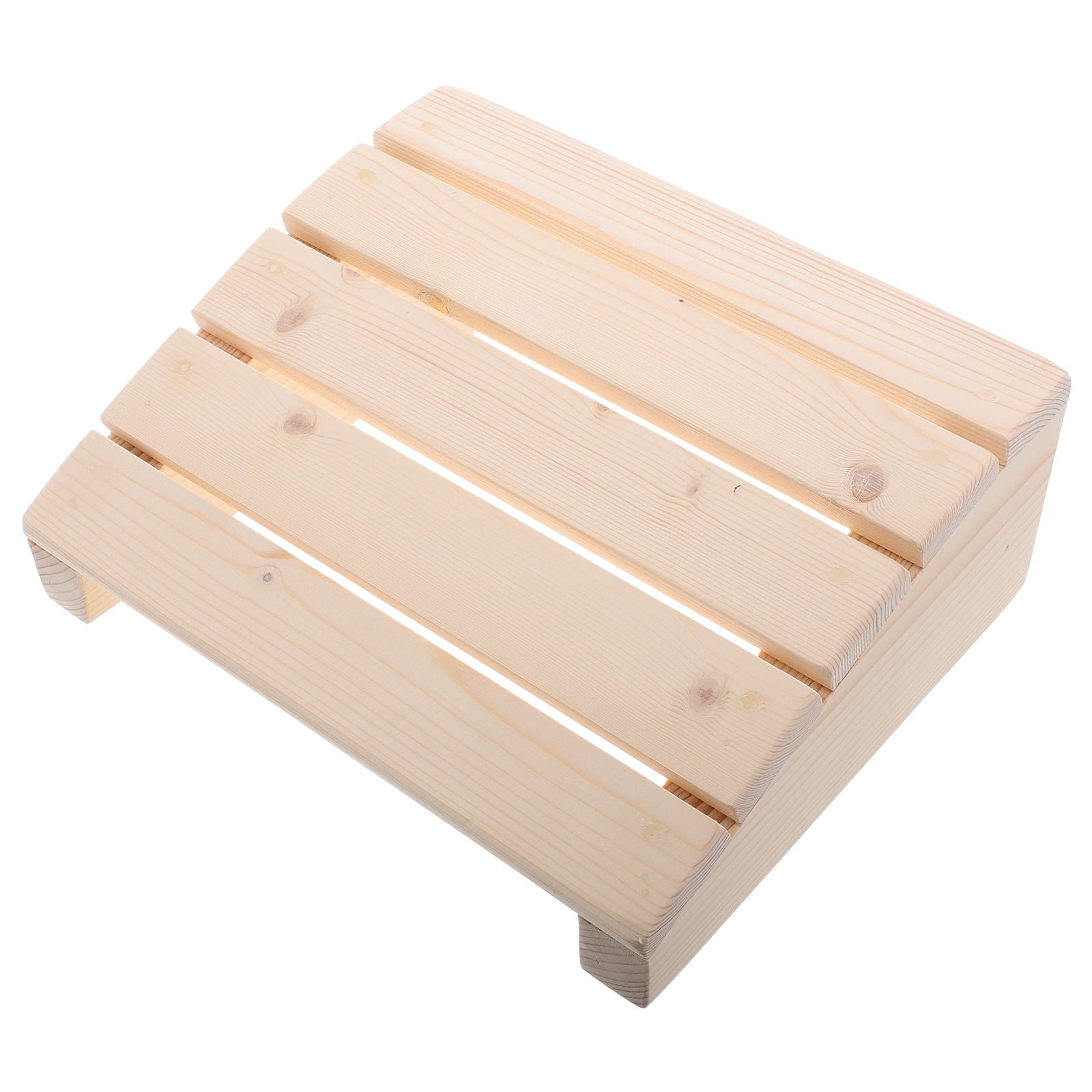 Hemoton Wooden Elevated Piano Foot Rest Piano Step Stool Musical ...