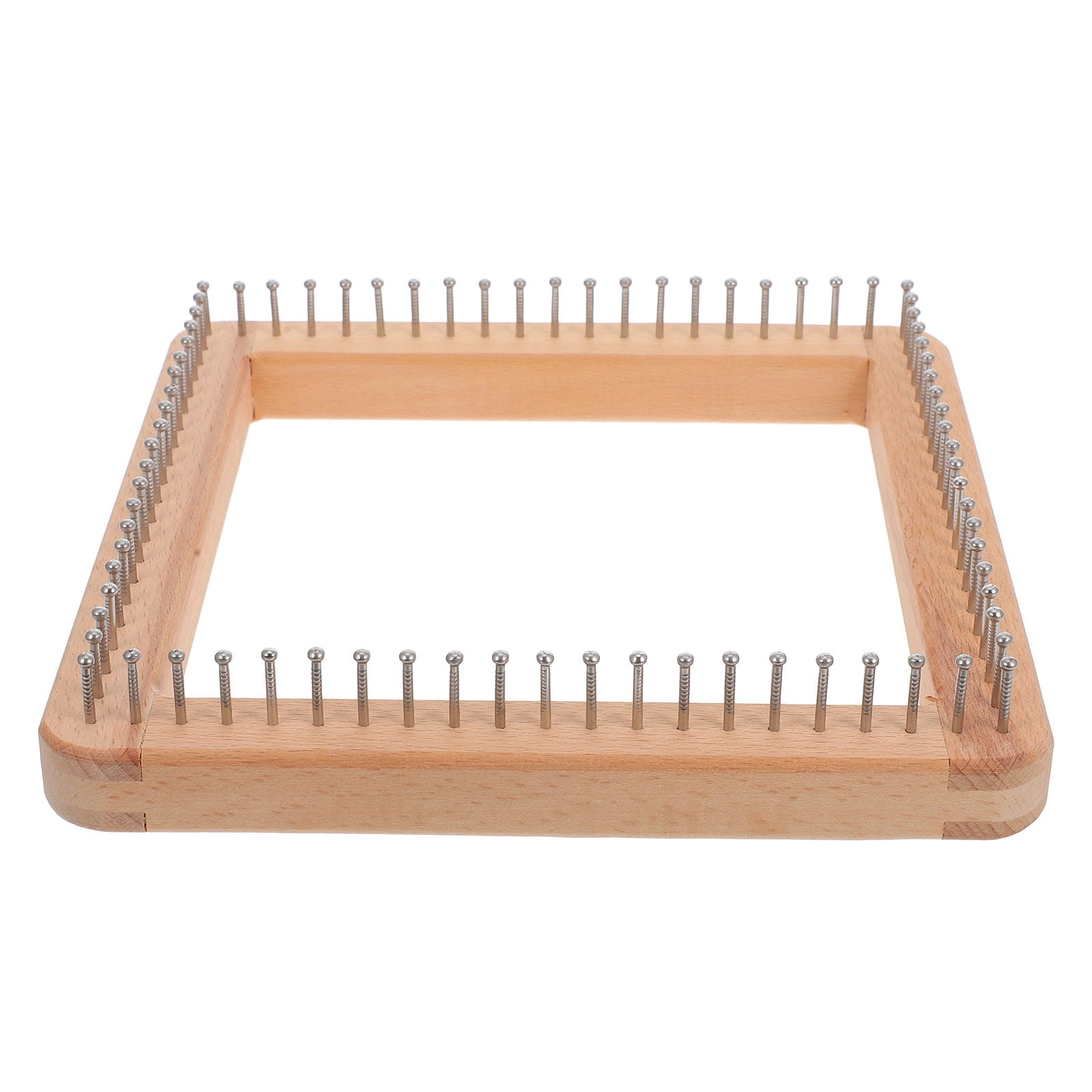 Hemoton Wooden Knitting Loom Square Weaving Board Wooden DIY Board Mini ...
