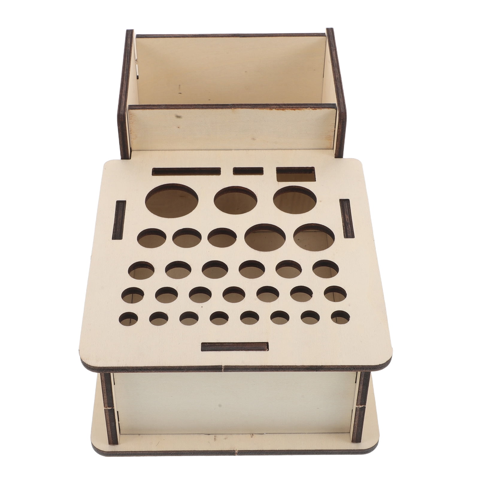 Hemoton Wooden PU Tool Holder Wood PU Hand Craft Tool Organizer Wooden ...