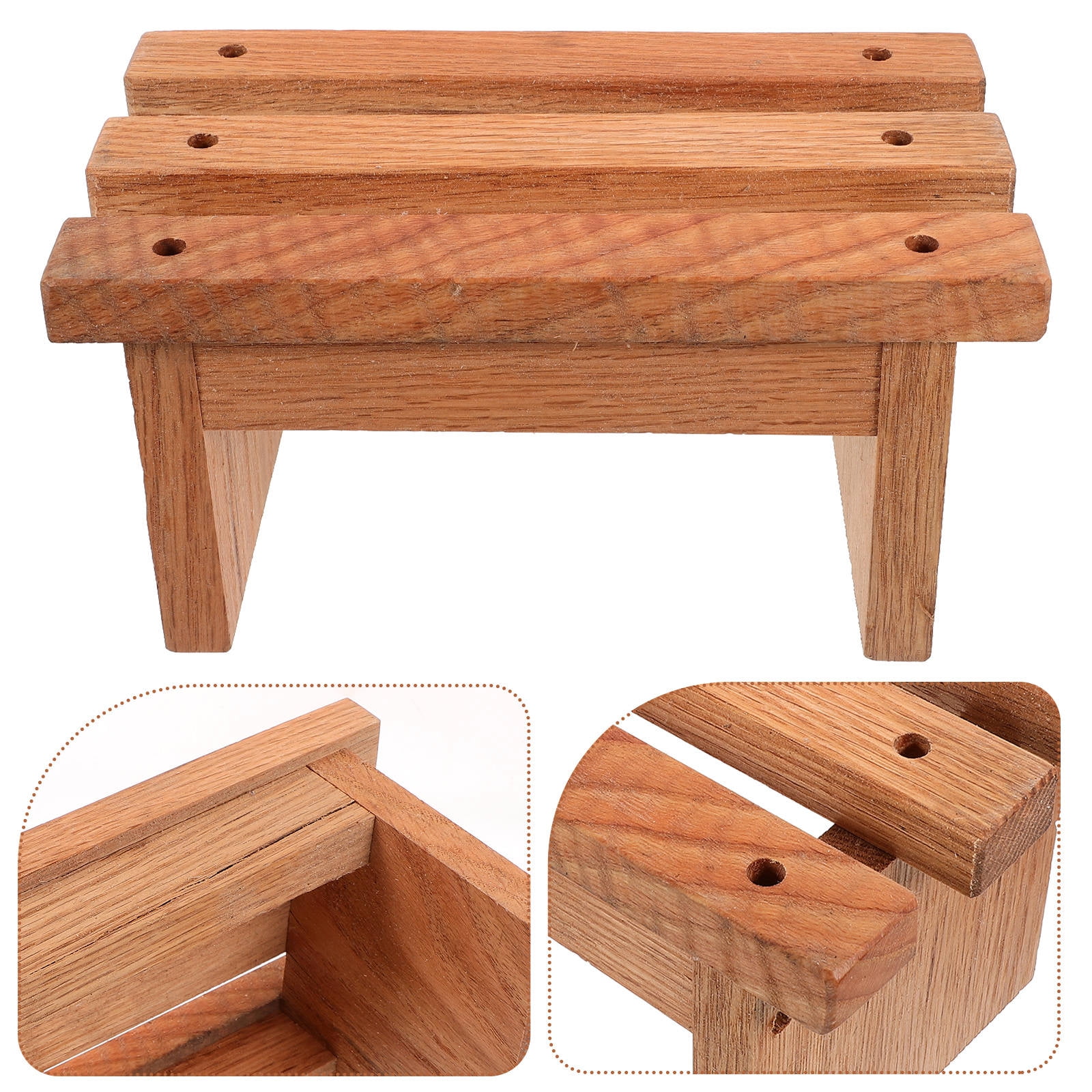 DEEPCRAFF Small Wood Step Stool Multi-colored 1 Piece - Walmart.com