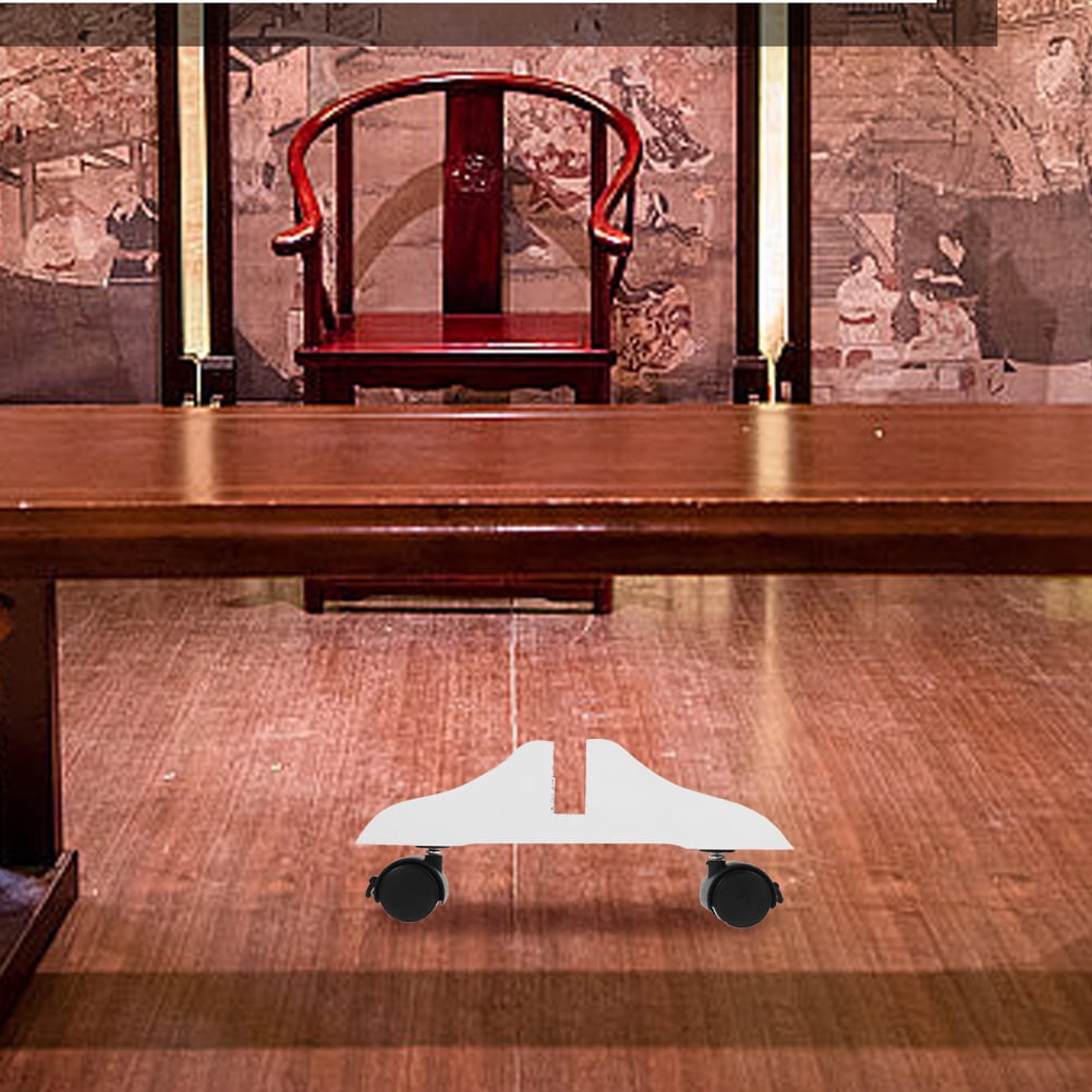 Hemoton Worgeous 2pcs Movable Wooden Room Divider Base with Wheels for ...