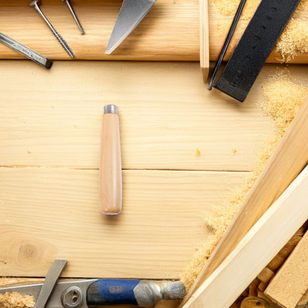 Hemoton Worgeous 4pcs Wood File Handle Grip Replacement Portable ...