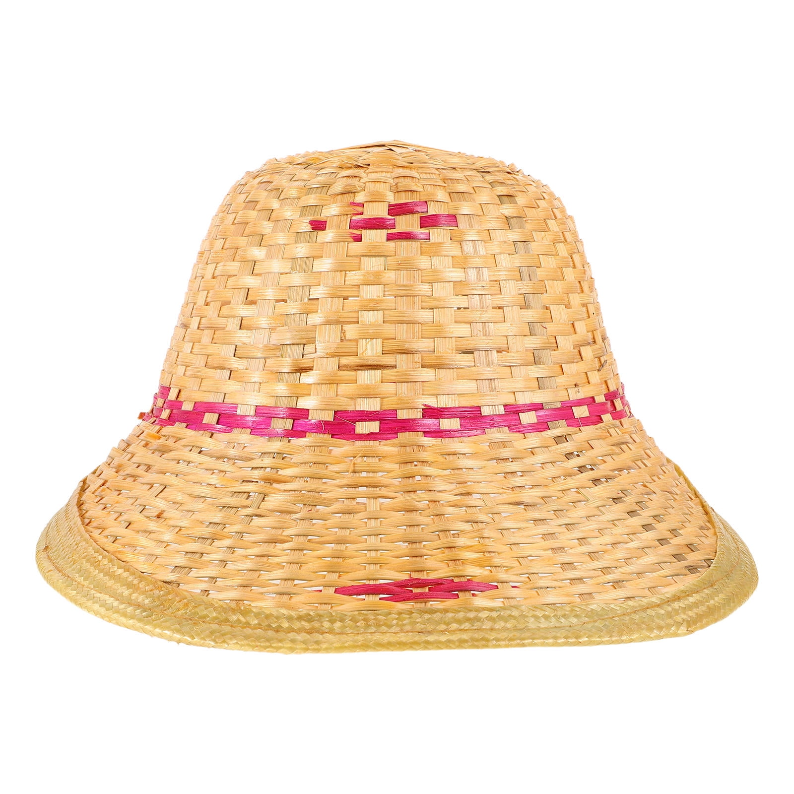 Hemoton Woven Hat Straw Sun Shade Hat Farmer Hat Construction Helmet ...