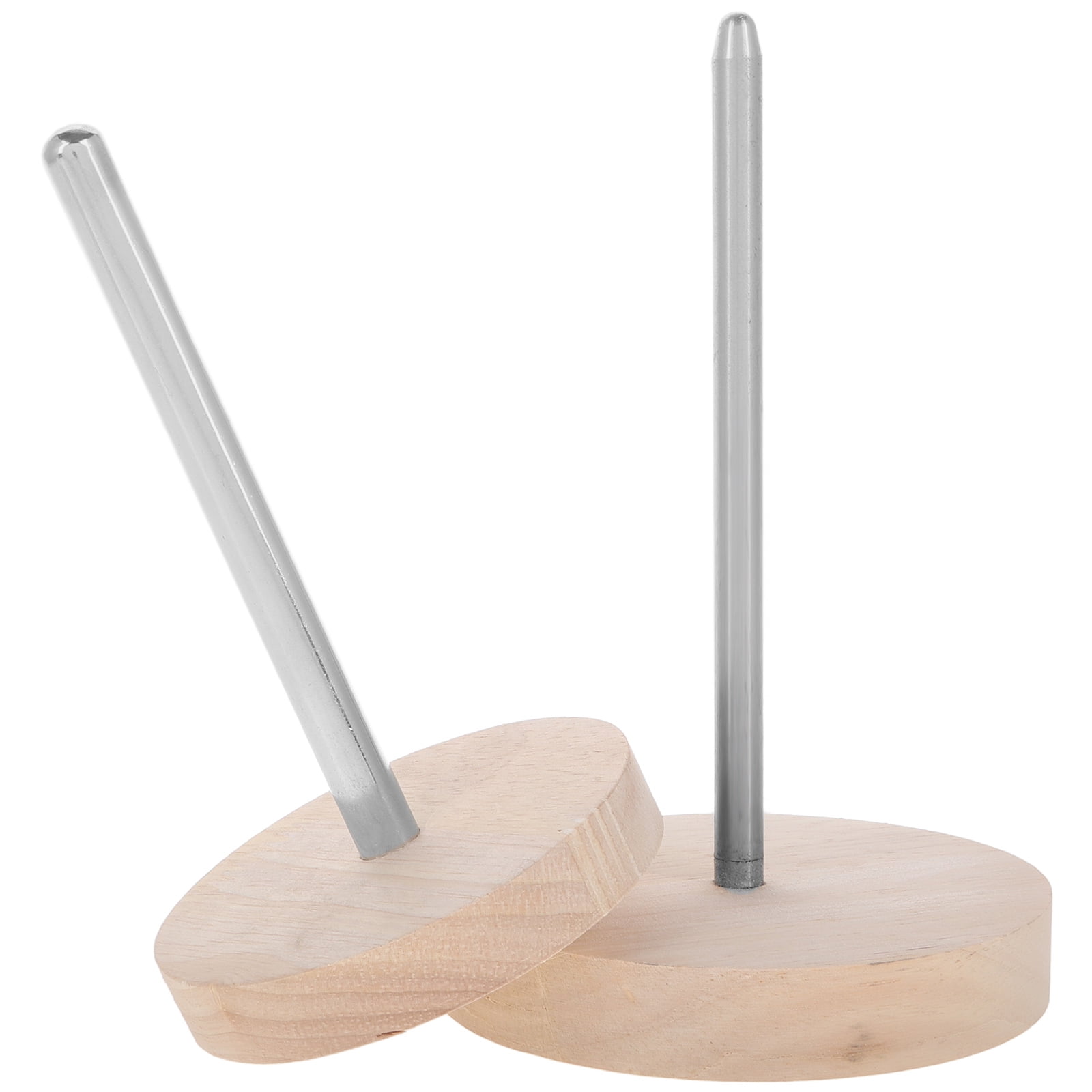 Rotatable Yarn Spool Holder Wooden Swift Yarn Dispenser Organizer Ball ...