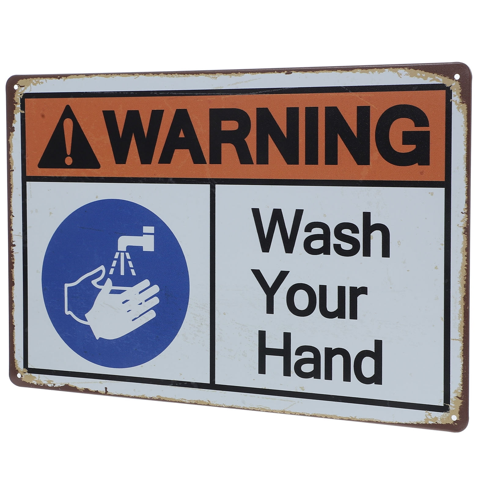 Hemoton wash Please Wash Your Hands Sign Safety Warning Signs Vinyl ...