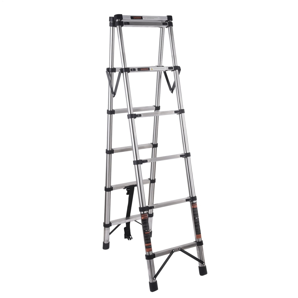 Hemousy 122in Expandable Ladder 7-Step Non-Slip Multi-Purpose ...
