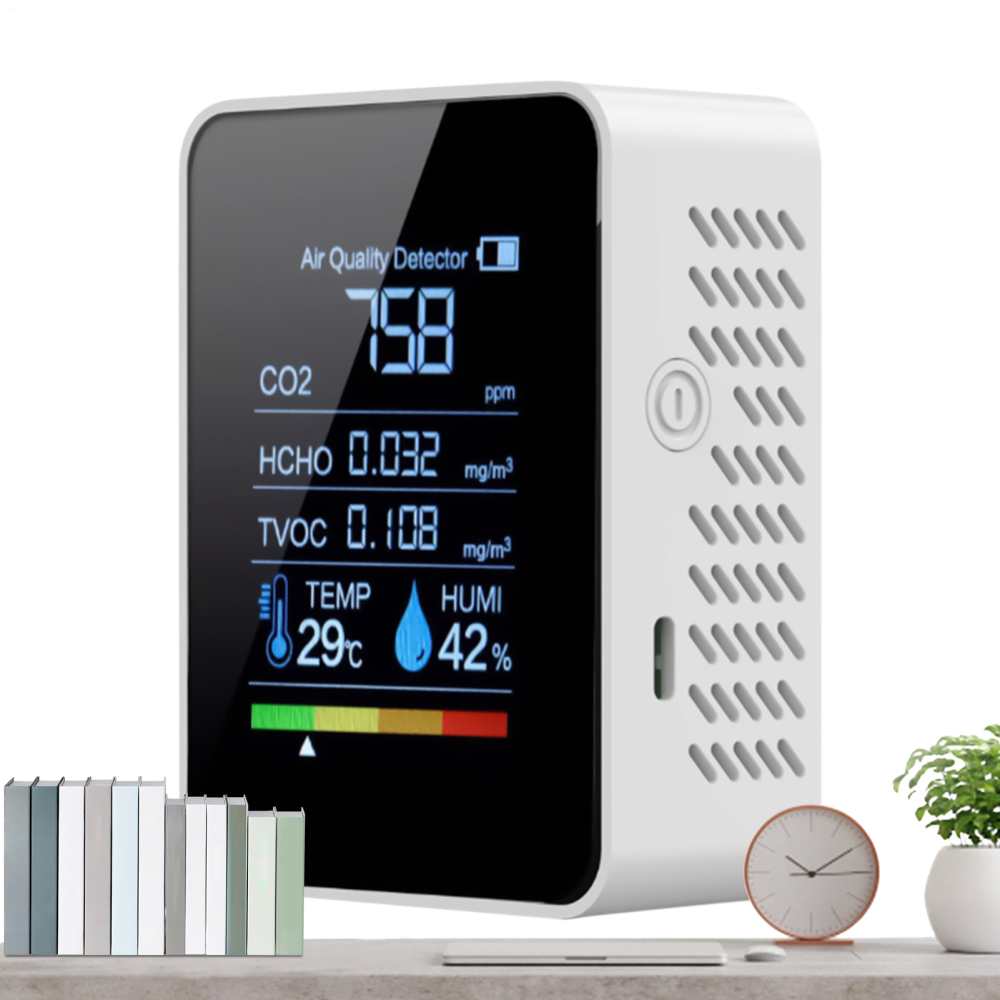 Hemousy Air Quality Monitor Indoor Air Quality Measurement Clear ...