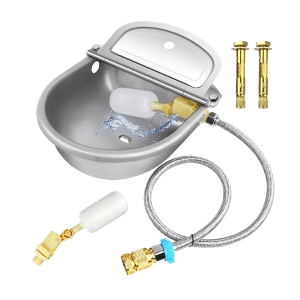 Hemousy Automatic Waterer for Cattle Stainless Steel Cattle Water ...