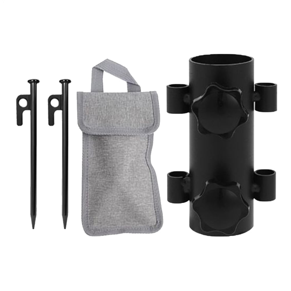 Hemousy Awning Pole Holder Windproof Tent Rod Base Stabilizer Canopy ...