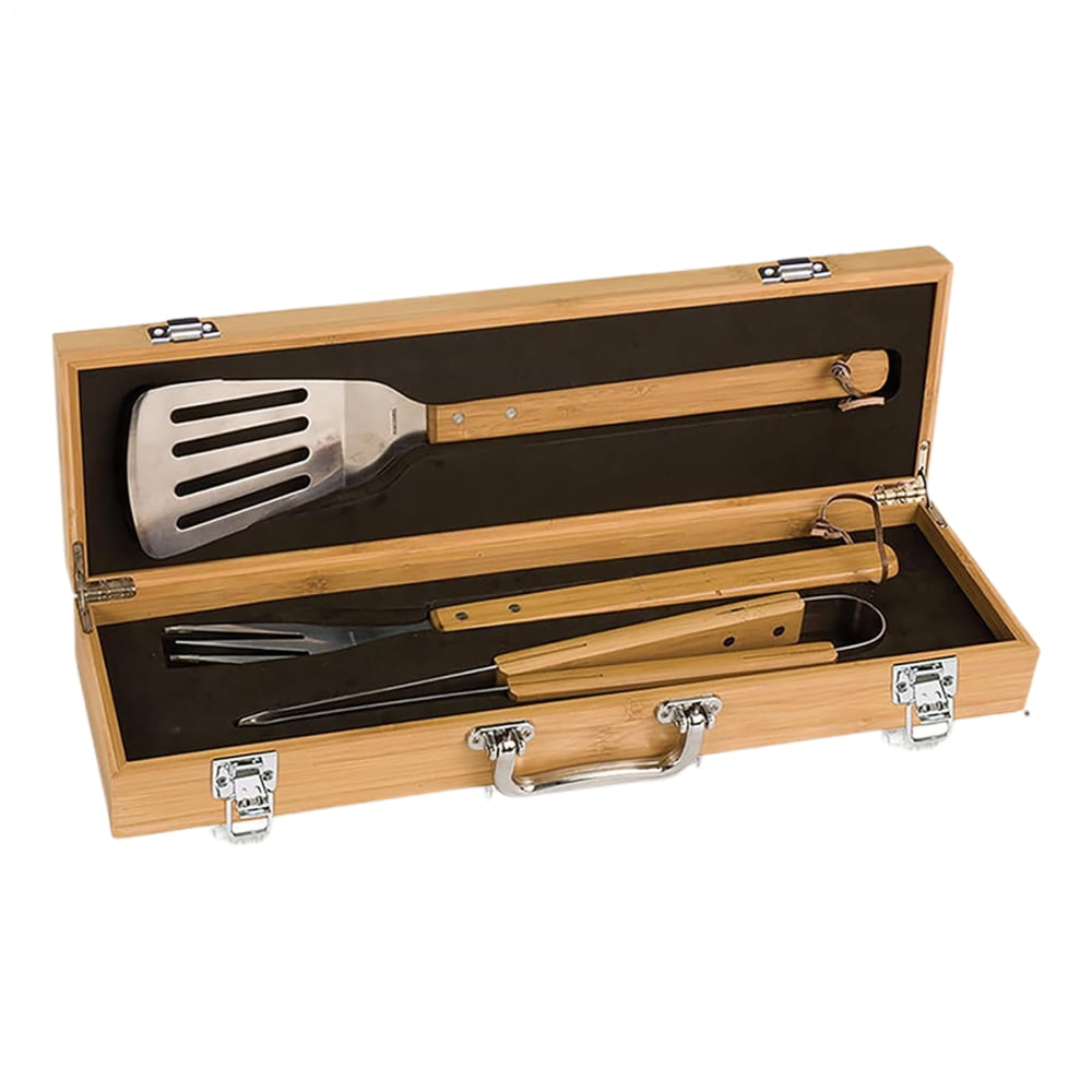 Hemousy BBQ Tool Set BBQ Grill Set Barbecue Accessories with Case ...