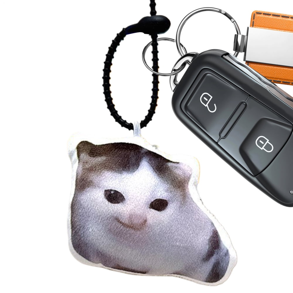 Hemousy Bag Pendant Cat Animal Plush Keychain Pendant Collectible Charm ...
