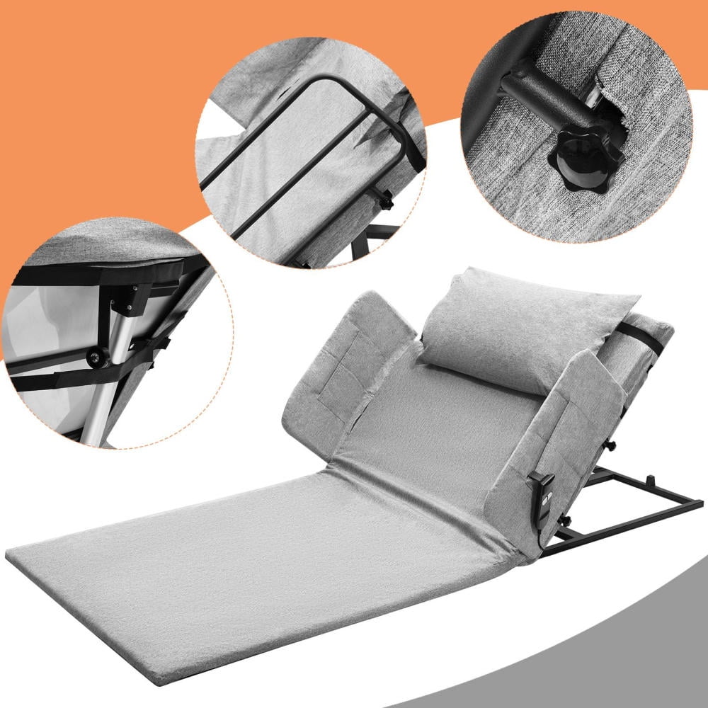 Hemousy Bed Backrest 220lbs Load Capacity, 2-65° Adjustable Angle Alloy ...