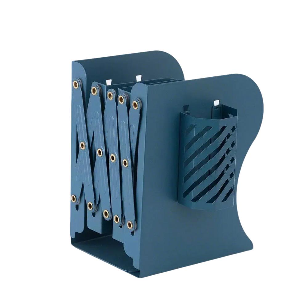 Hemousy Bookshelf for Desk Small Bookcase Telescopic Storage Rack Metal ...