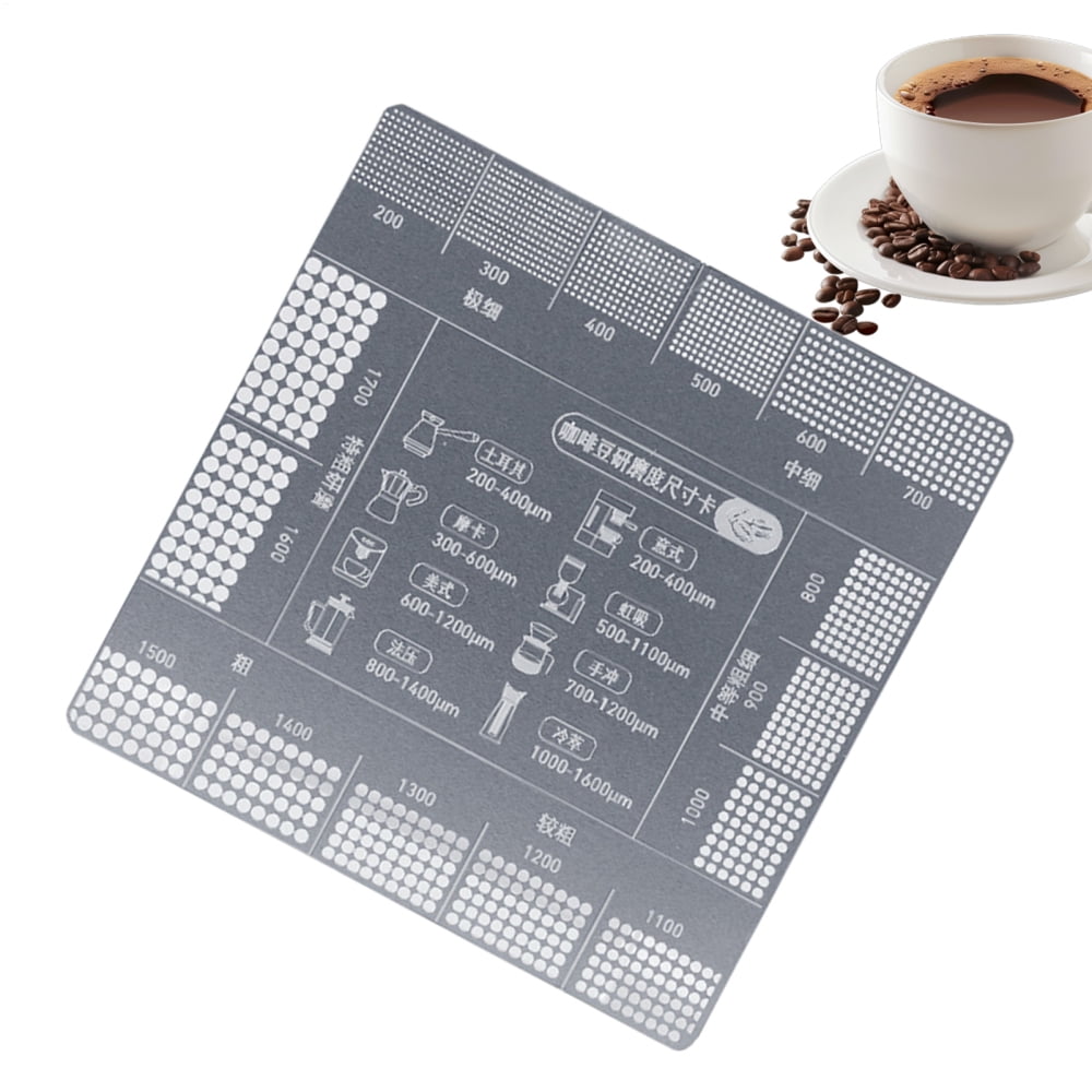 Hemousy Coffee Grind Size Chart Stainless Steel Coffee Grind Size ...