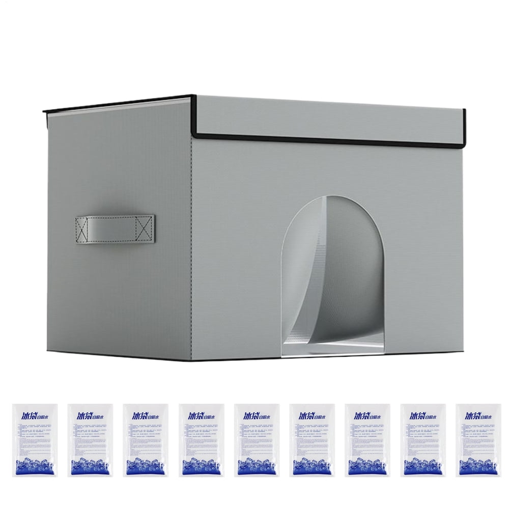 Hemousy Cooling Outdoor Cat House Portable Cat Air Conditioning House ...