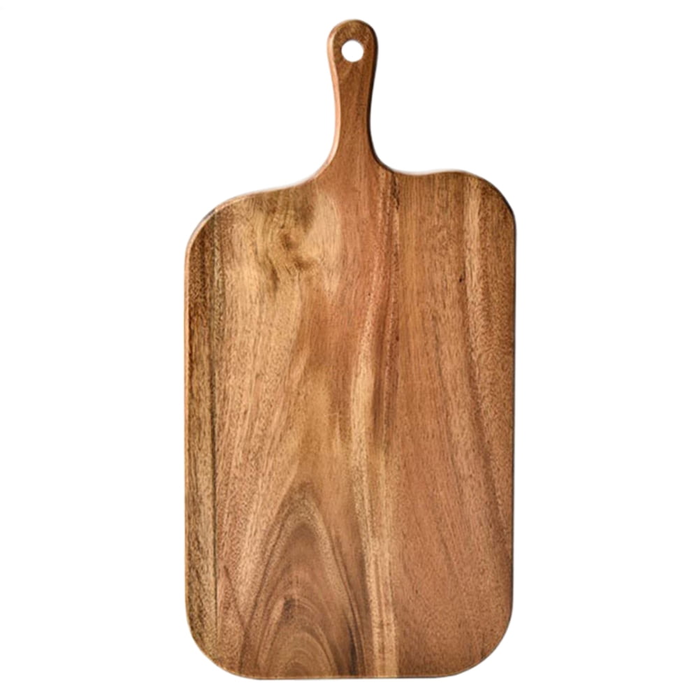 Hemousy Cutting Board Wood Wooden Charcuterie Board with Handle Double ...