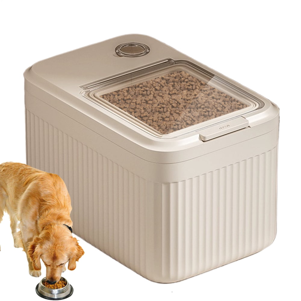 Hemousy Dog Food Storage Container Pet Food Bin Treat Dispenser for ...
