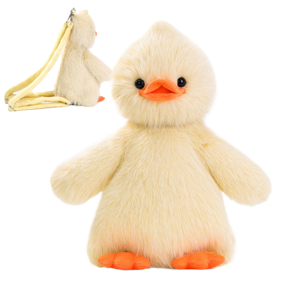 Hemousy Duck Bag Cute Backpack Duck Plush Stuffed Toy Fashionable ...