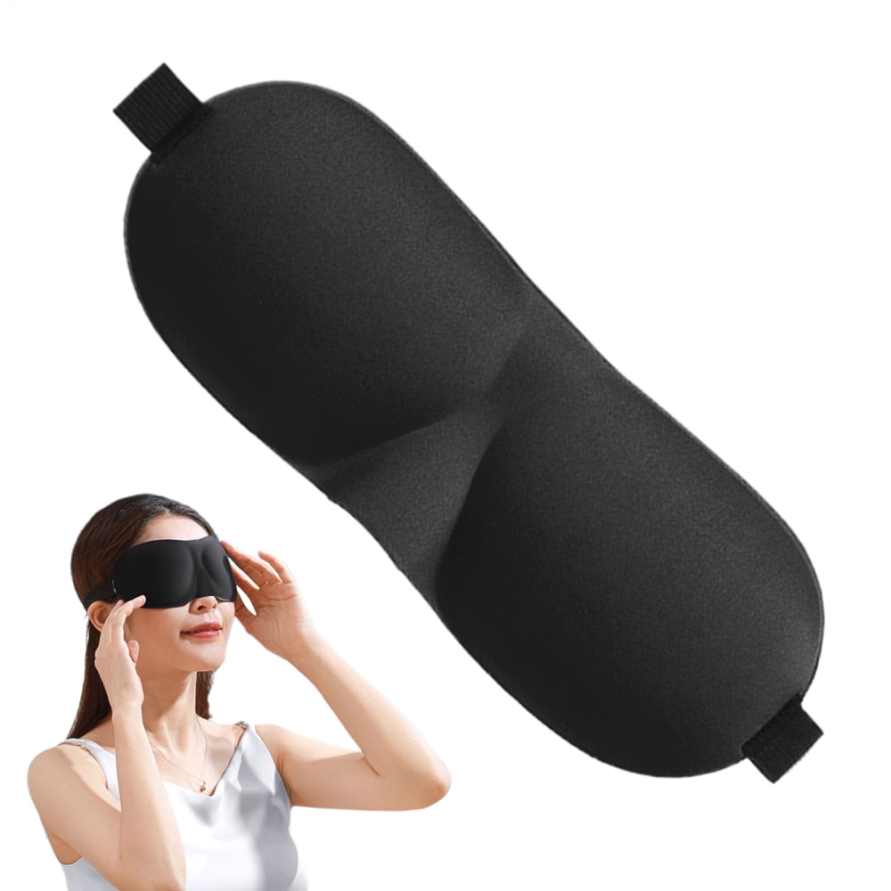 Hemousy Eye Shades for Sleeping 3D Night Blindfold Portable No Pressure ...