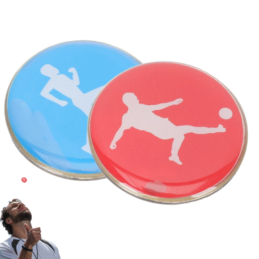 Hemousy Football Referee Coin Sports Toss Coin for Soccer Training ...