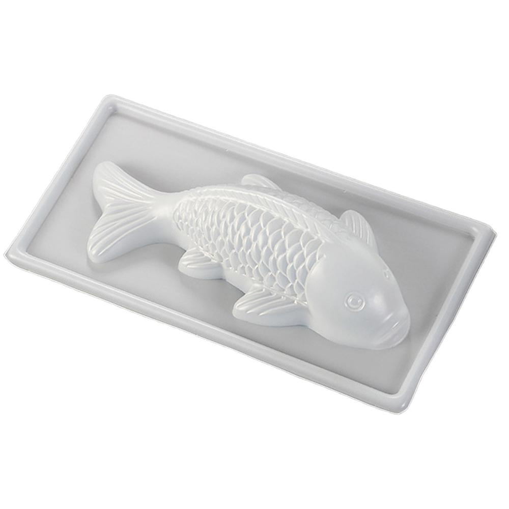 Hemousy Gold Fish Mold 3D Fish Shape Chocolate Crafting Mold ...