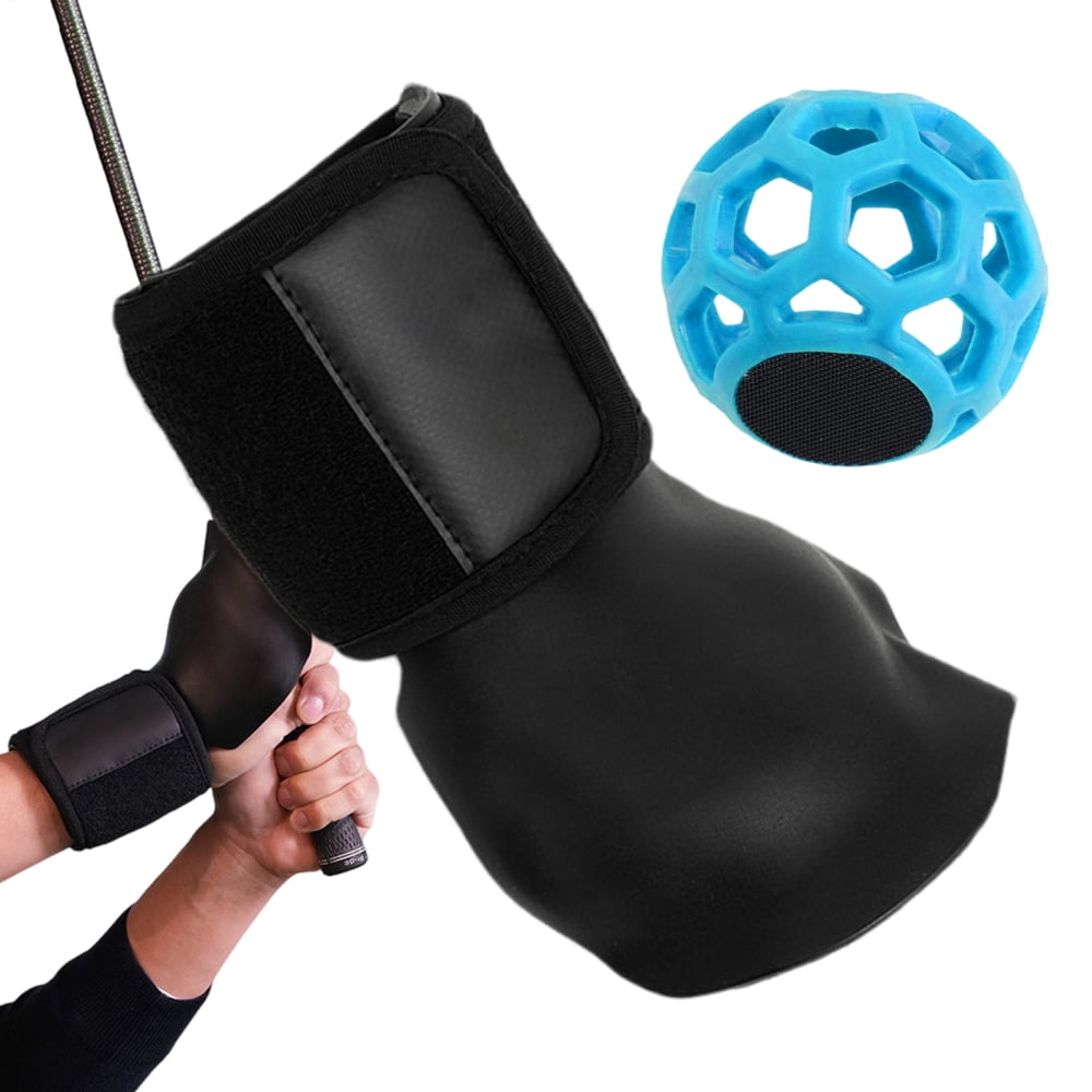 Hemousy Golf Wrist Trainer Golf Wrist Brace Swing Training Aid Ball ...
