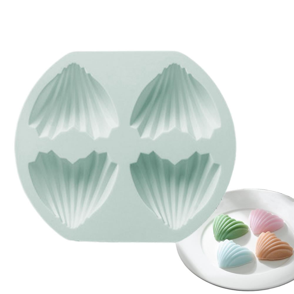 Hemousy Heart Shaped Cake Pan 4-Cavity Silicone Chocolate Making Pan ...